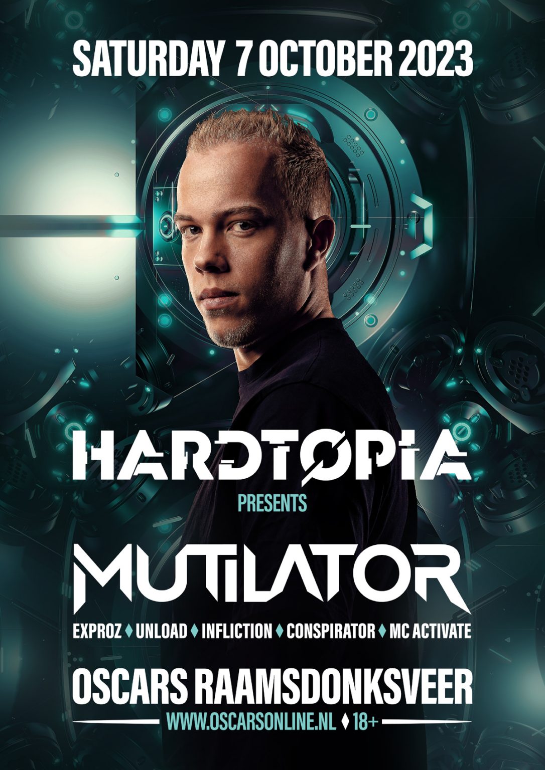 HARDTOPIA - MUTILATOR - Discotheek Oscars